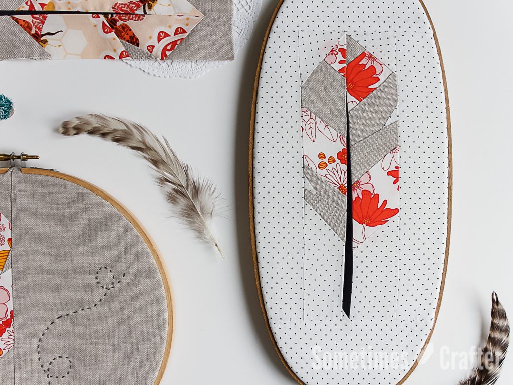 Feathers FPP Pattern – Sometimes Crafter