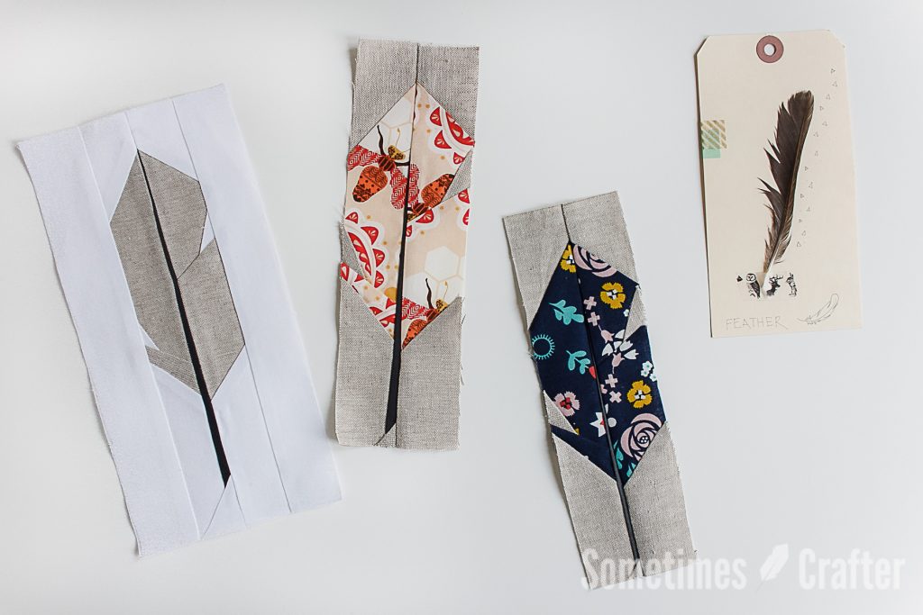 Feathers FPP Pattern – Sometimes Crafter